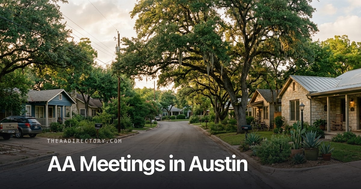 456 AA Meetings in Austin, TX: Times & Schedule
