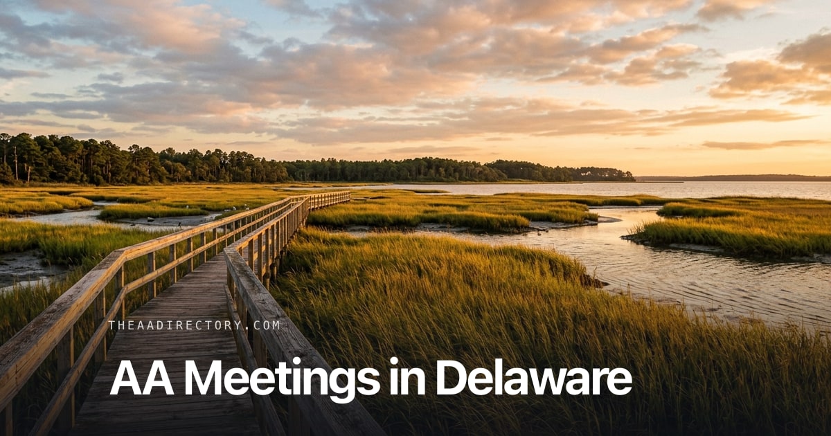 286 AA Meetings in Delaware | 39 Cities