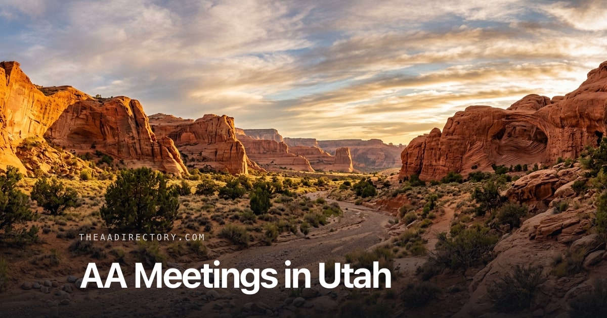 467 AA Meetings in Utah | 86 Cities